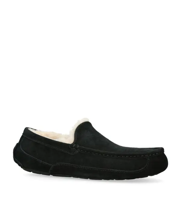 UGG Suede Ascot Slippers - Black