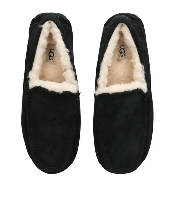 UGG Suede Ascot Slippers - Black