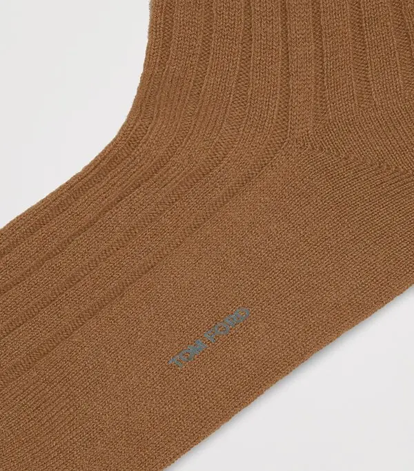 TOM FORD Cashmere-blend Ribbed Socks