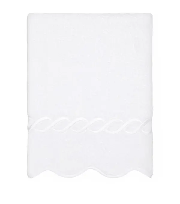 PRATESI Cotton Treccia Hand Towel - White