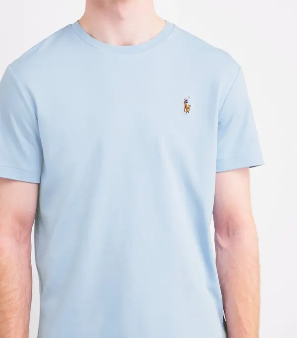 Polo Ralph Lauren Pima Cotton Polo Pony T-shirt - Blue