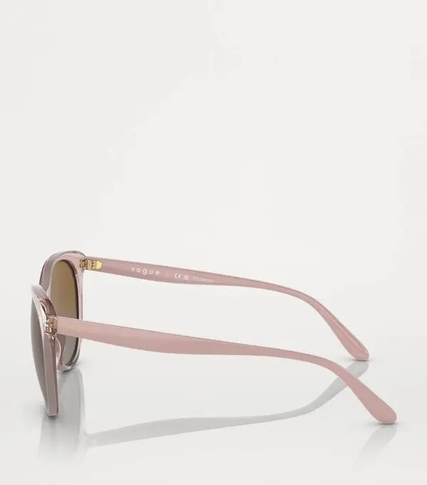 VOGUE Acetate Round Sunglasses - Pink