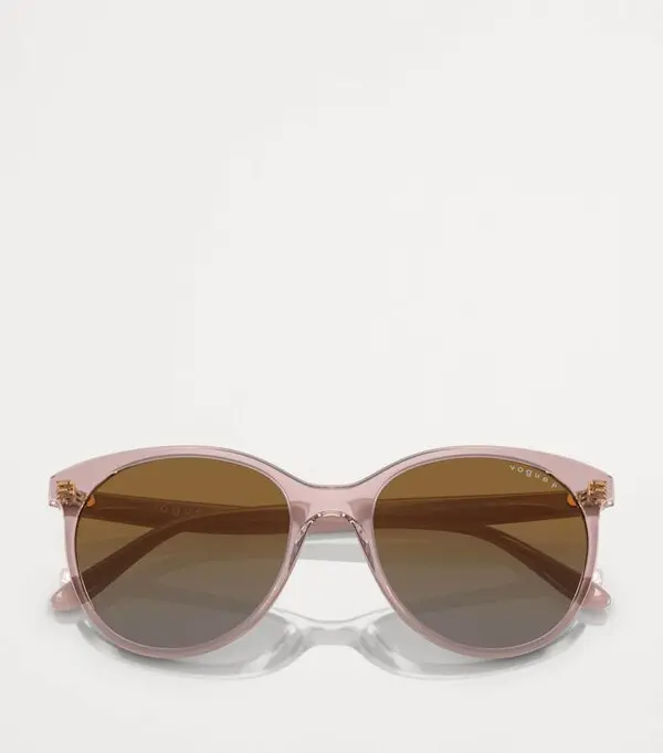 VOGUE Acetate Round Sunglasses - Pink