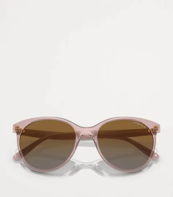 VOGUE Acetate Round Sunglasses - Pink