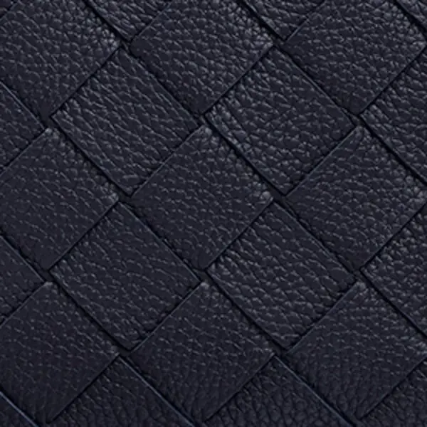 Bottega Veneta Leather Intrecciato Camera Bag - Blue