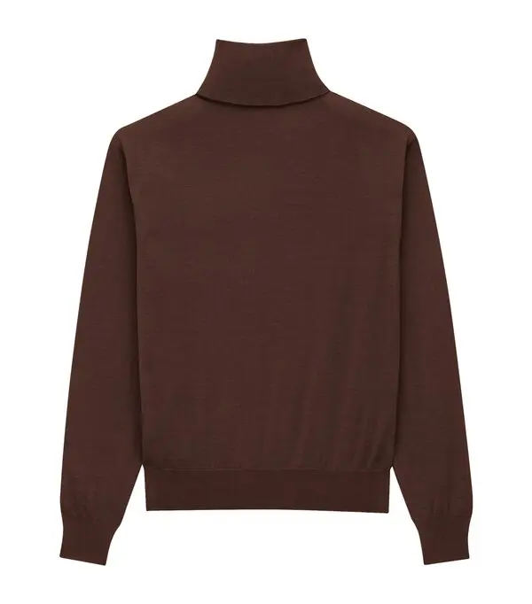 Saint Laurent Cashmere-wool-silk Rollneck