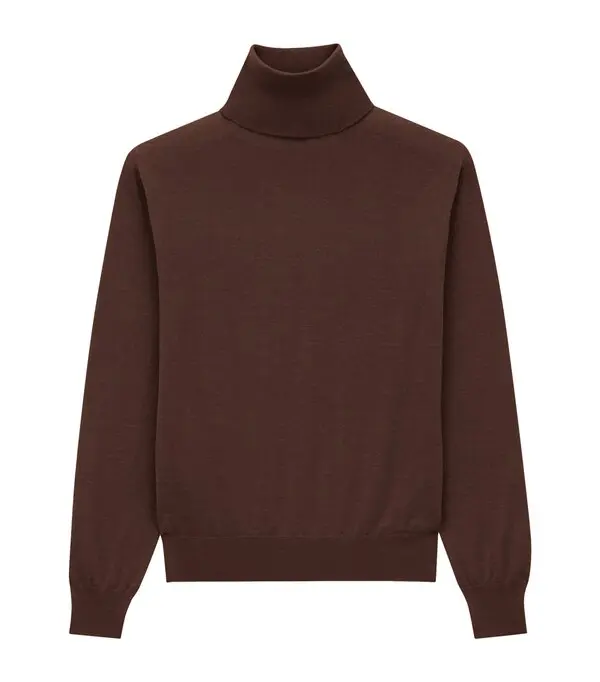 Saint Laurent Cashmere-wool-silk Rollneck