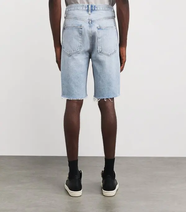 AGOLDE Anson Denim Shorts - Blue