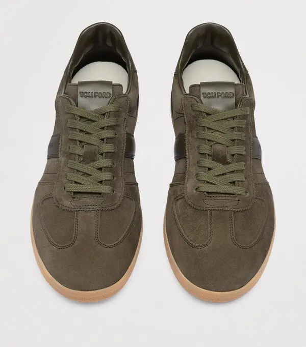 TOM FORD Suede Archer Sneakers - Green