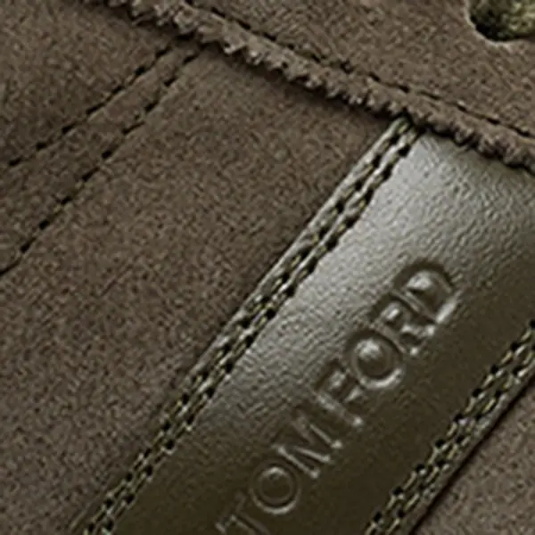 TOM FORD Suede Archer Sneakers - Green