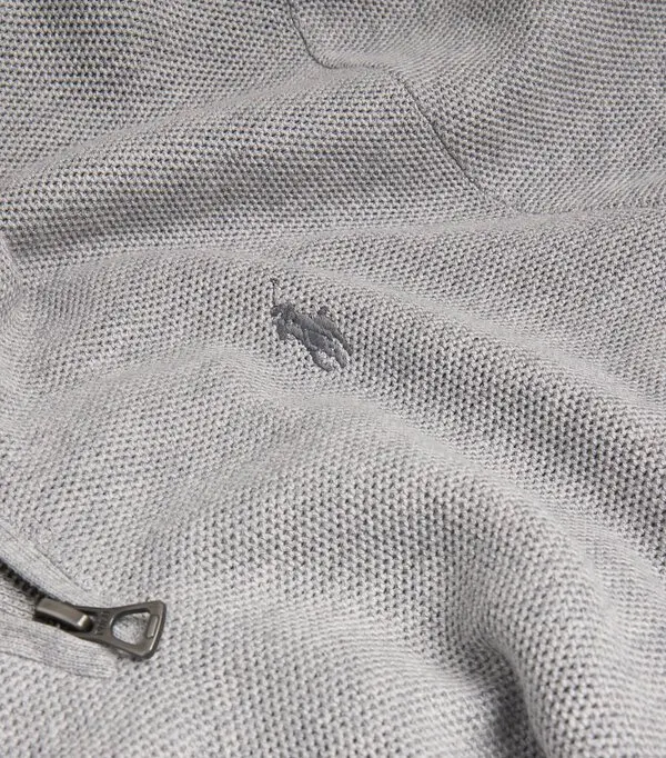 Polo Ralph Lauren Cotton Half-zip Pullover - Grey