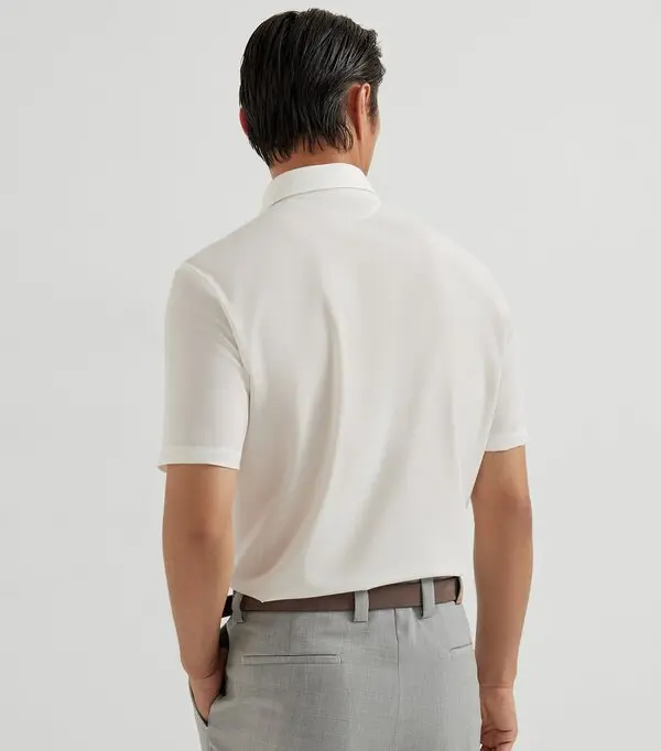 Brunello Cucinelli Virgin Wool Polo Shirt