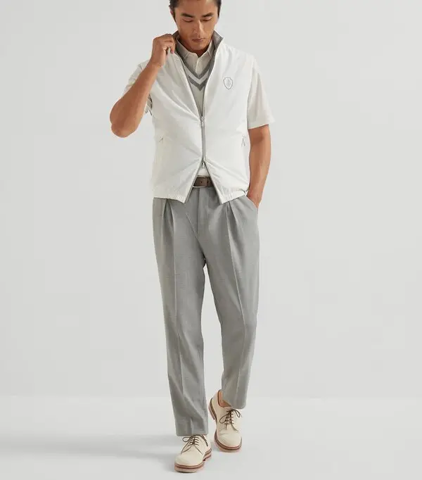 Brunello Cucinelli Virgin Wool Polo Shirt