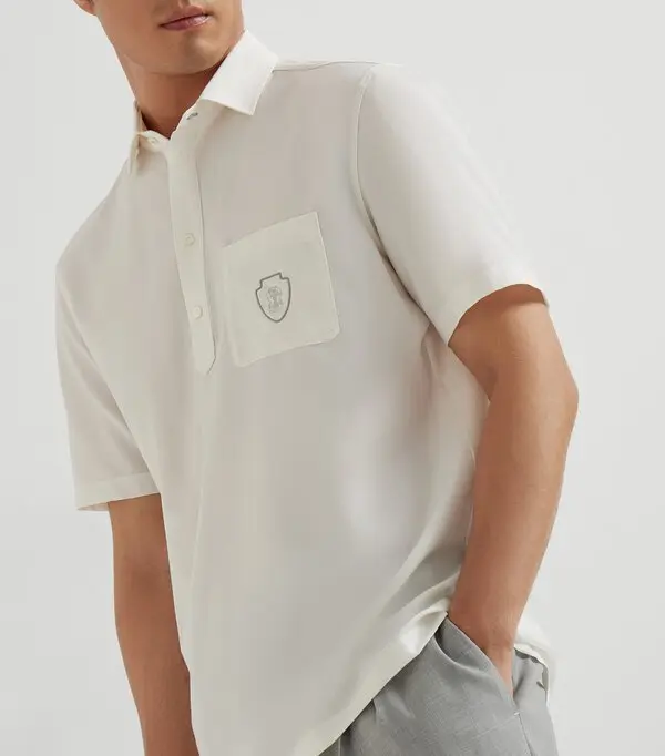 Brunello Cucinelli Virgin Wool Polo Shirt
