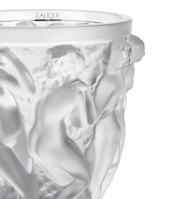 Lalique Crystal Bacchantes Vase - Clear