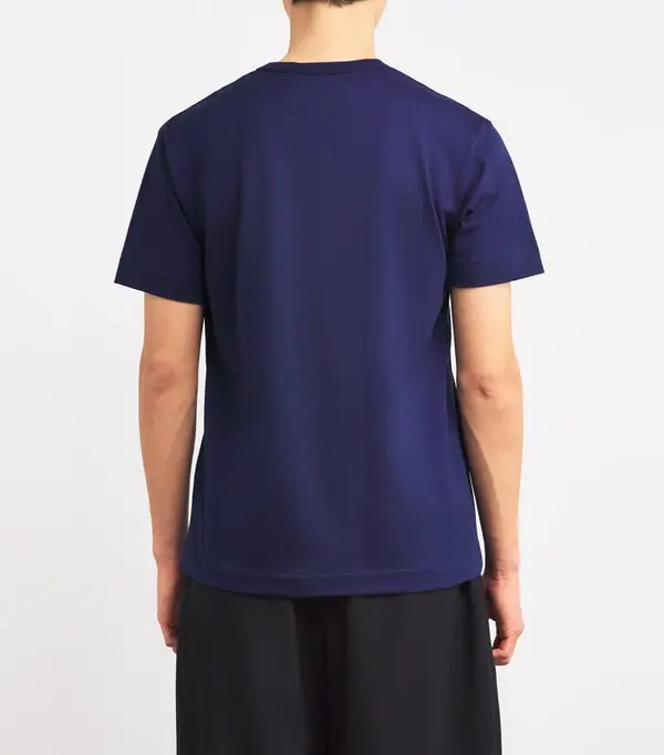 Play Comme Des Garcon Heart Logo T-shirt - Navy