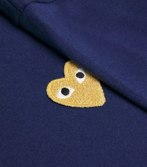 Play Comme Des Garcon Heart Logo T-shirt - Navy