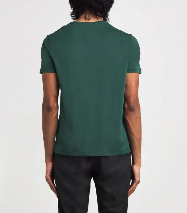 Isaia Silk-cotton T-shirt - Green