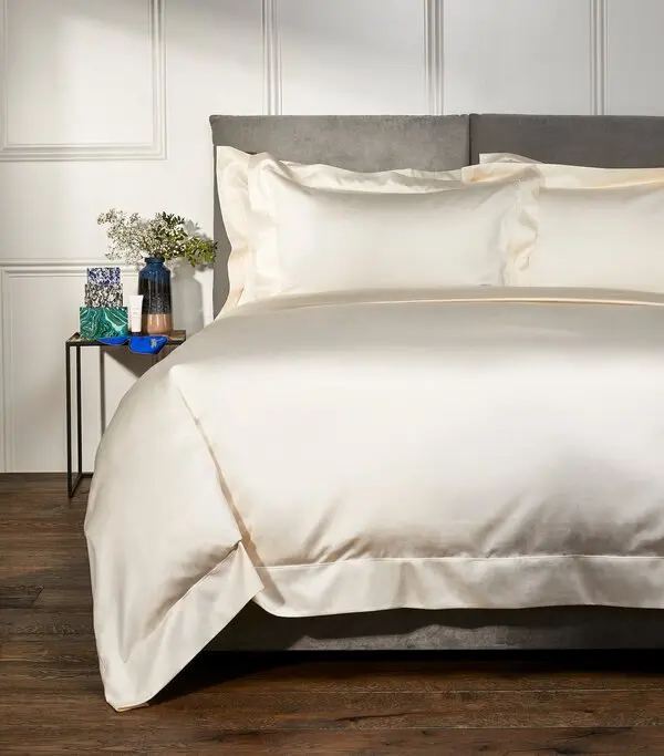 CELSO DE LEMOS Bourdon King Duvet Cover - Ivory