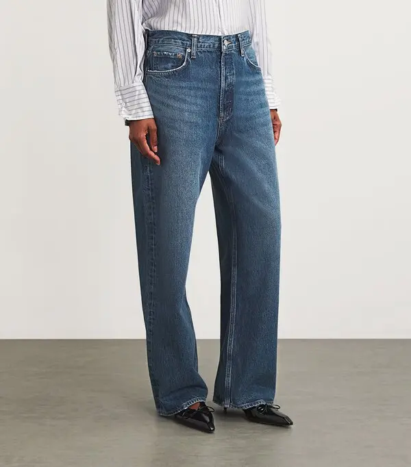 AGOLDE The Low-slung Baggy Jeans - Blue