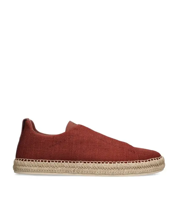 Zegna Canvas Triple Stitch Espadrilles
