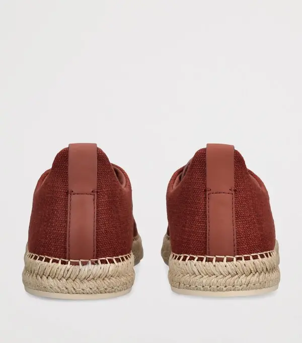 Zegna Canvas Triple Stitch Espadrilles