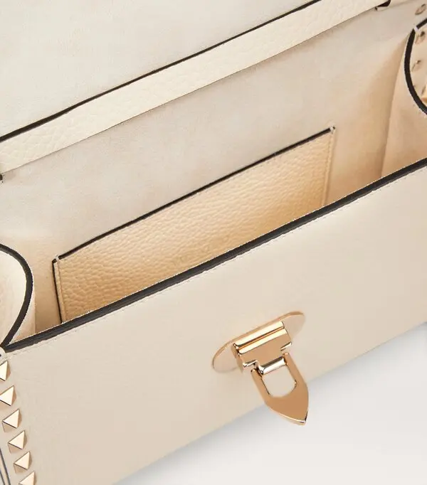 Valentino Garavani Rockstud Cross-body Bag - Ivory