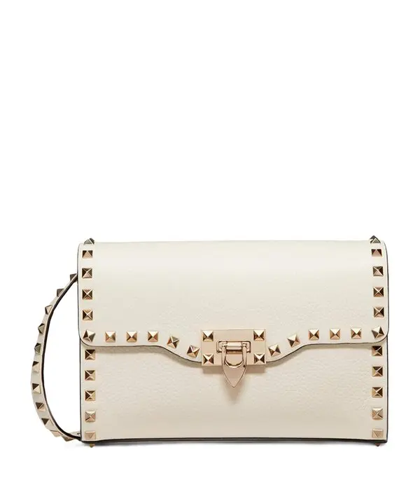 Valentino Garavani Rockstud Cross-body Bag - Ivory