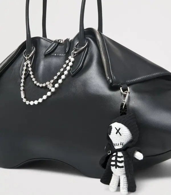 Alexander McQueen Knitted Doll Charm - Metallic