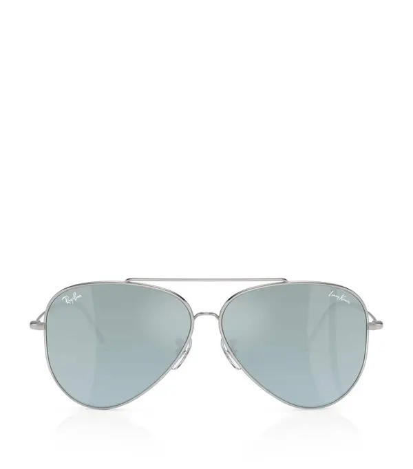 Ray-ban X Lenny Kravitz Aviator Sunglasses - Sky Blue