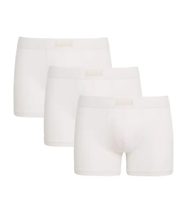 SKIMS Stretch-jersey Boxers - White