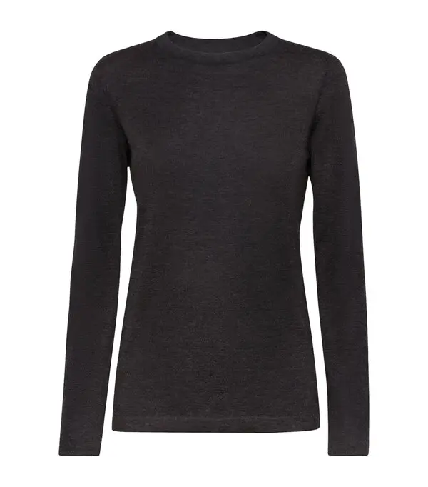 Brunello Cucinelli Cashmere-silk Sweater - Black