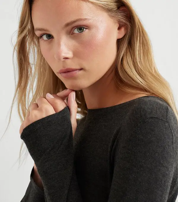 Brunello Cucinelli Cashmere-silk Sweater - Black