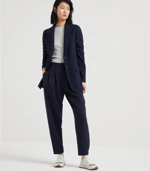 Brunello Cucinelli Cashmere-blend Sparkle Sweater - Grey