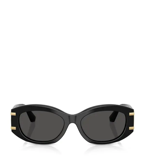 Dolce & Gabbana Dg Millennials Oval Sunglasses - Black