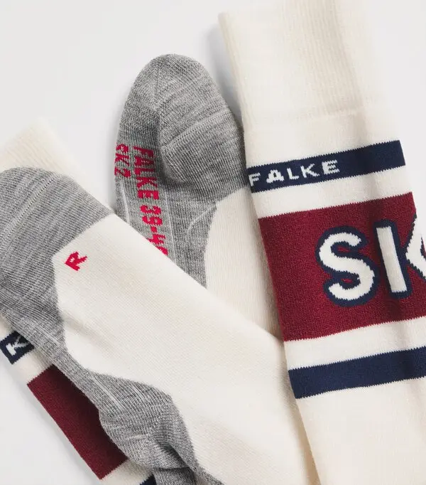 Falke Sk2 Skiing Socks - Ivory