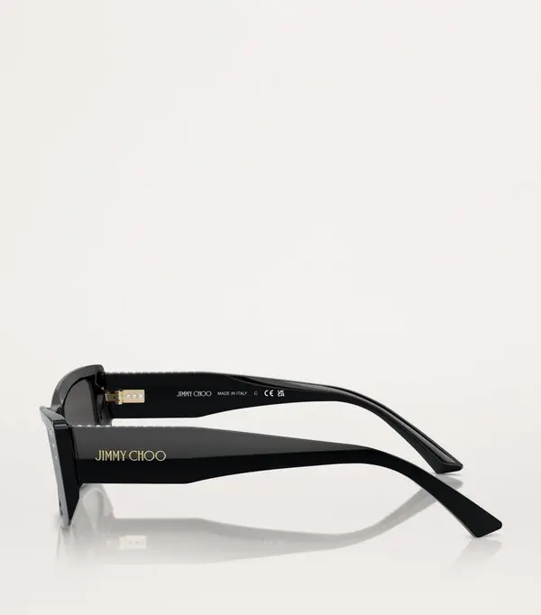 JIMMY CHOO Acetate Jc5002bu Sunglasses - Black
