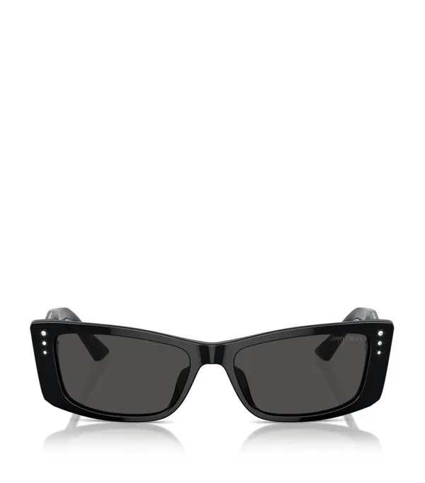 JIMMY CHOO Acetate Jc5002bu Sunglasses - Black