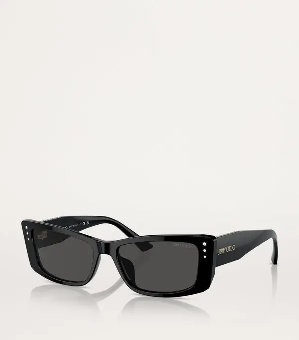JIMMY CHOO Acetate Jc5002bu Sunglasses - Black