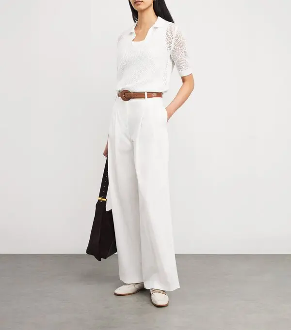 Eleventy Leather Belt
