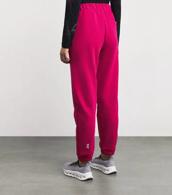 On Organic Cotton-blend Club Sweatpants - Pink