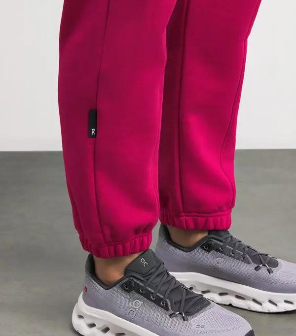 On Organic Cotton-blend Club Sweatpants - Pink