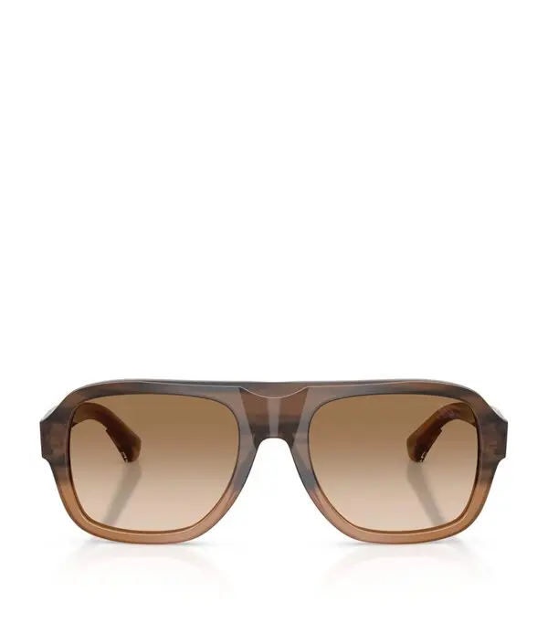 Burberry Aviator Sunglasses - Beige