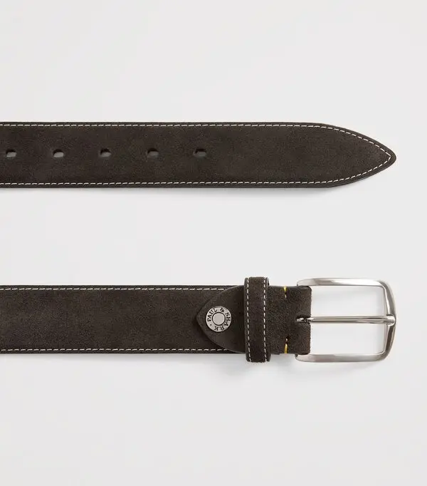 Paul & Shark Suede Belt - Brown