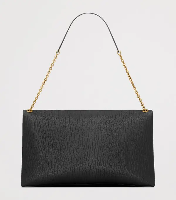 Saint Laurent Cassandre Envelope Pouch - Black