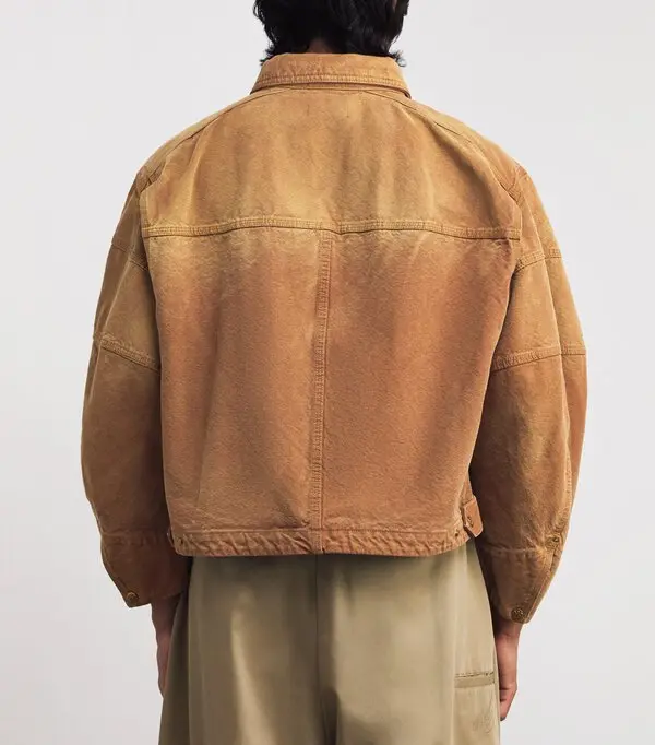 WILLY CHAVARRIA Cotton Canvas Stockton Jacket - Green