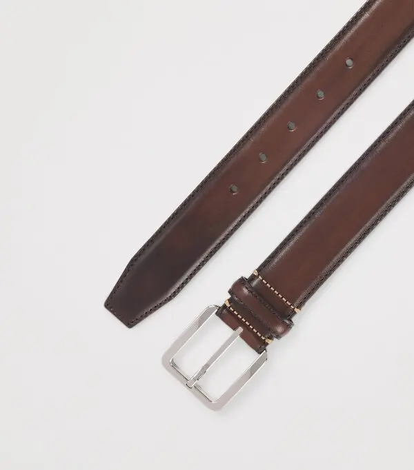 BOSS Leather Belt With Logo