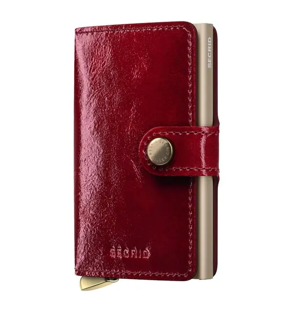 SECRID Leather Miniwallet - Red