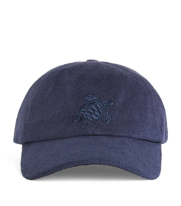 Vilebrequin Embroidered Turtle Baseball Cap - Blue