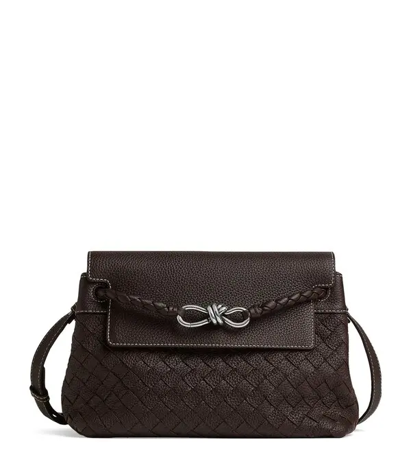 Bottega Veneta Small Andiamo Messenger Bag - Brown